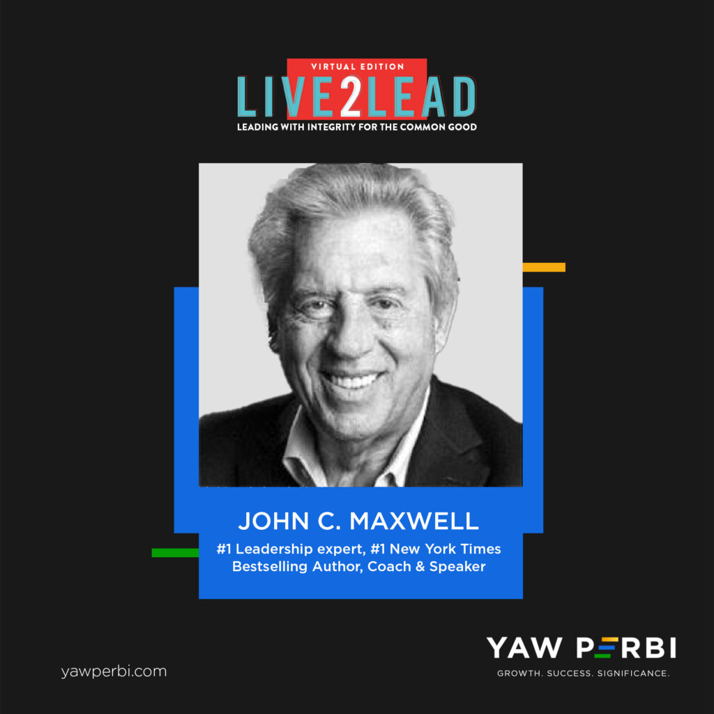 Meet John Maxwell, Mentor Emeritus - Yaw Perbi