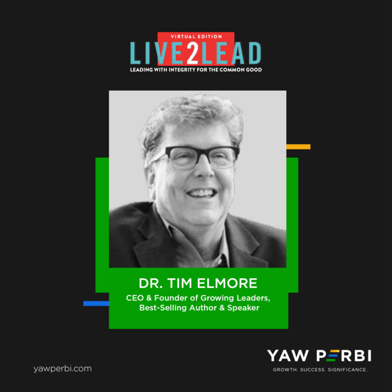 Meet Tim Elmore, Intergenerational Leader of Leaders. - Yaw Perbi