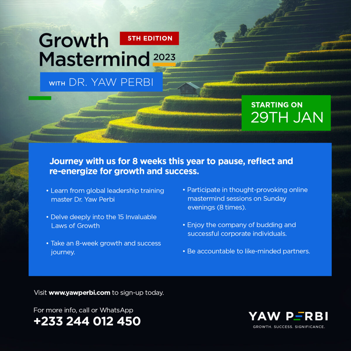Growth Mastermind: 5th Edition - Yaw Perbi